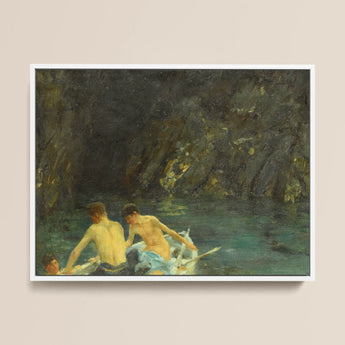 The Cavern - Stampa artistica / Tela di Henry Scott Tuke