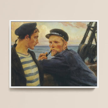 Two Sailors - Albert Edelfelt kunstdruk / canvas